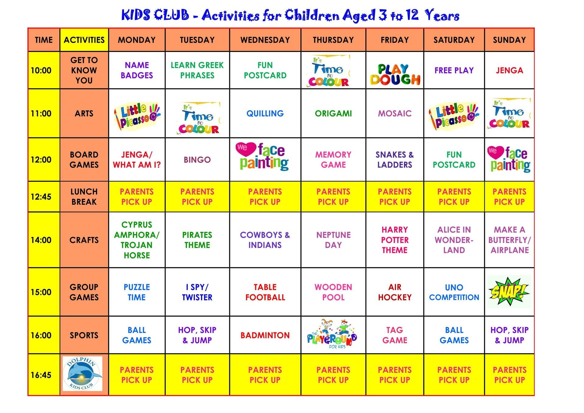 Children s Activities Coral Beach Hotel Resort In Paphos Cyprus
