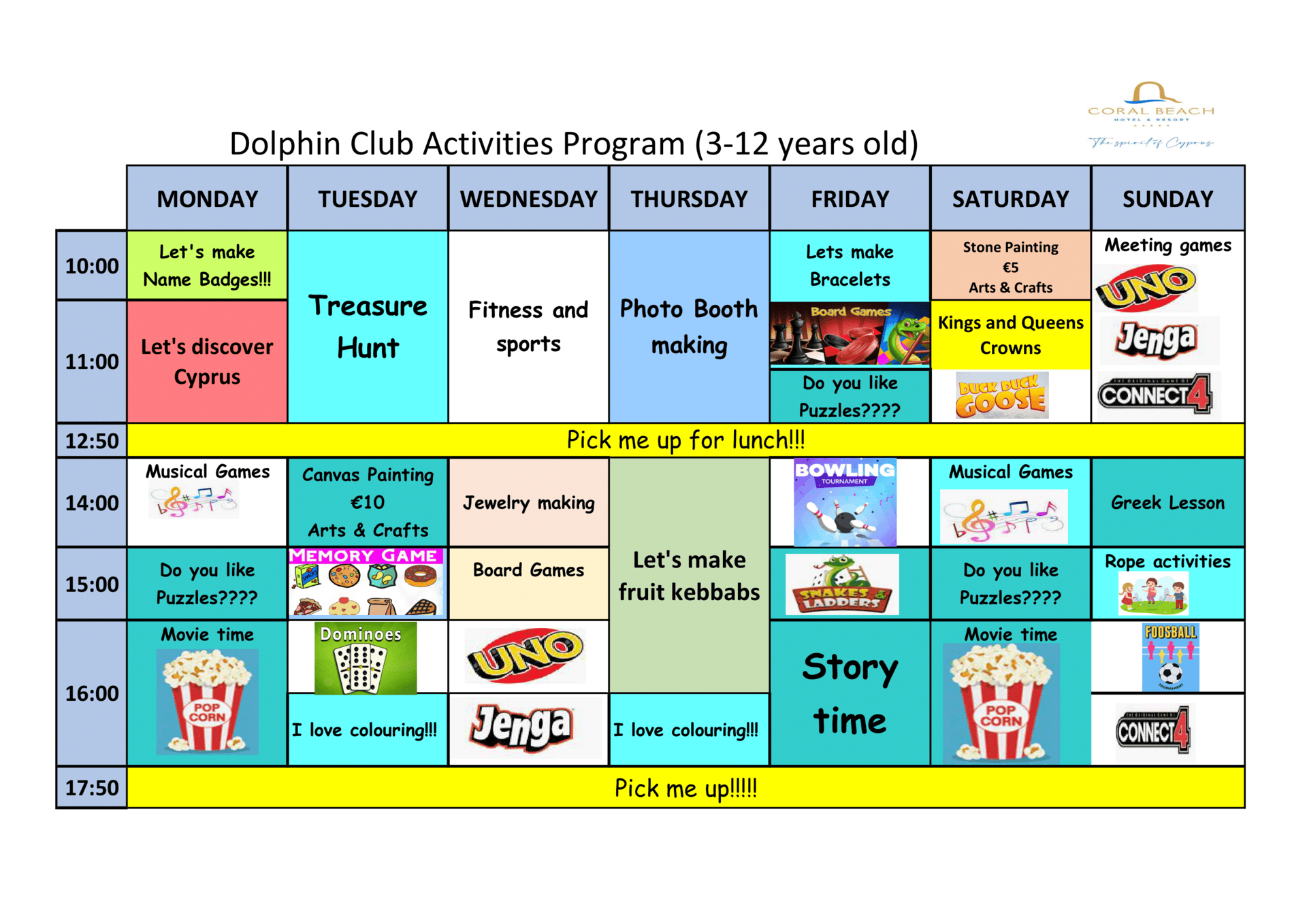 Children's Activities - Coral Beach Hotel & Resort in Paphos, Cyprus